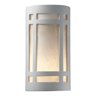 Ambiance Large Craftsman Window Wall Sconce - Transitional - Outdoor ...