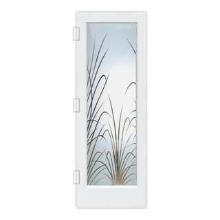 Interior Prehung Door or Interior Slab Door - Wispy Reeds - Primed - 28 ...
