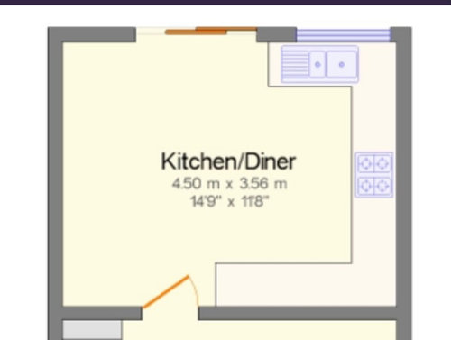 Awkward kitchen layout - help! | Houzz UK
