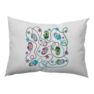 Mittens Accent Pillow, 14"x20" - Contemporary - Decorative Pillows - by ...