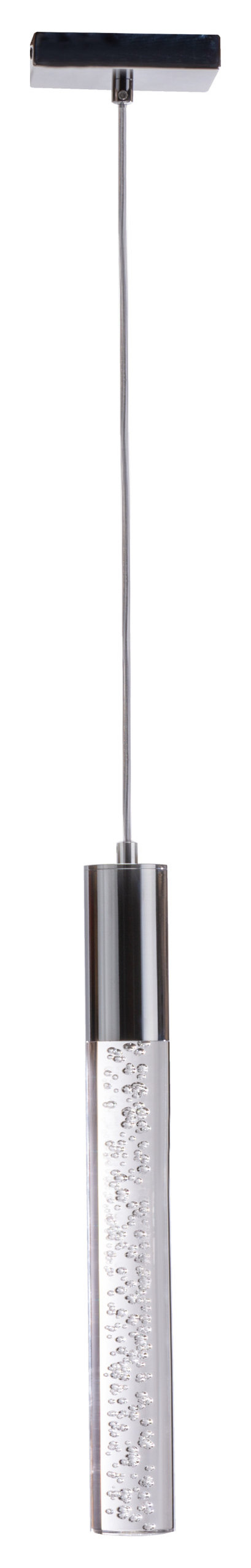 Acrylic Cylinder Pendant // 1 Light - Contemporary - Pendant Lighting ...