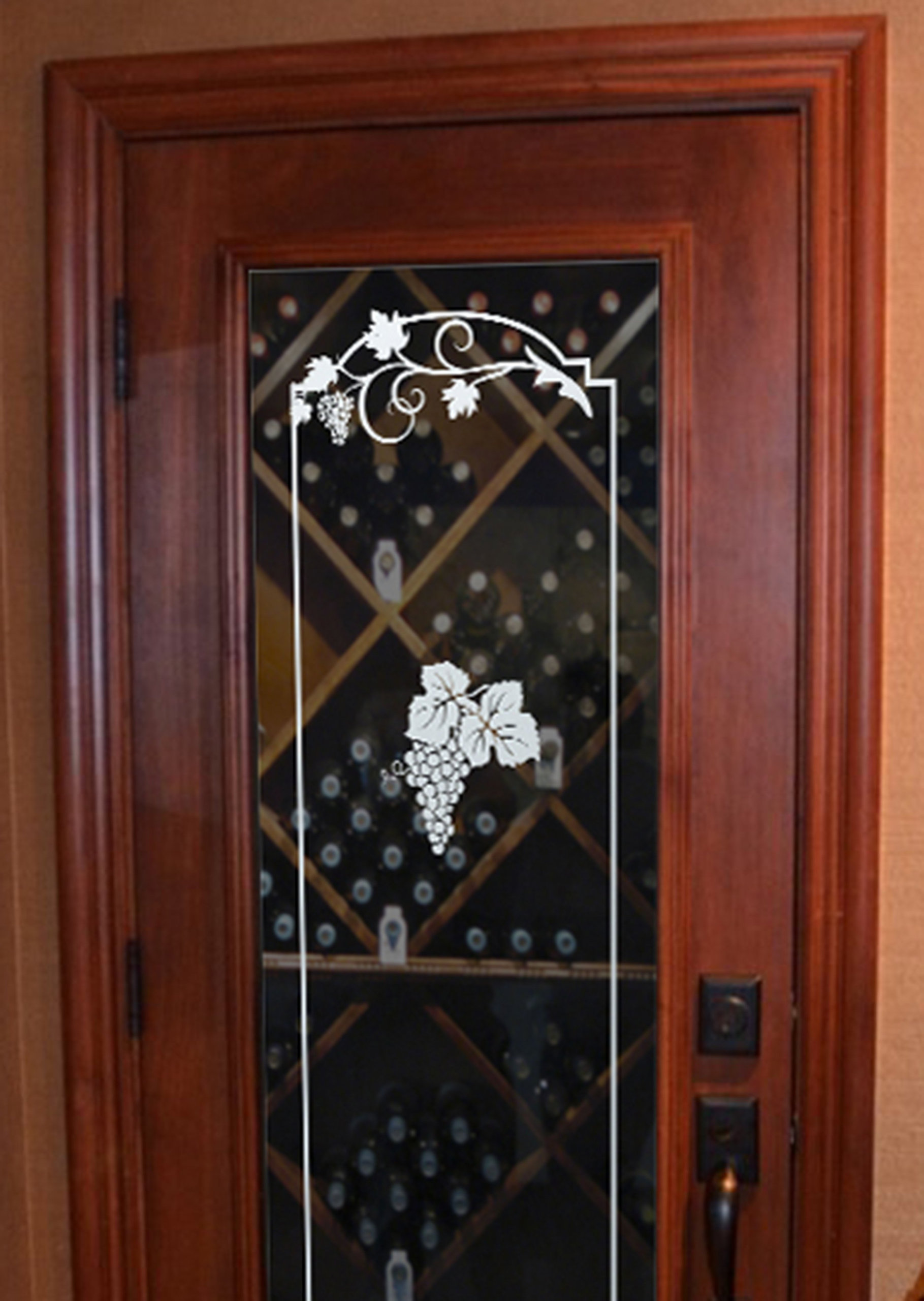 Wine Door - Grape Cluster Grape Ivy - Primed - 28" x 80" - Book/Slab ...