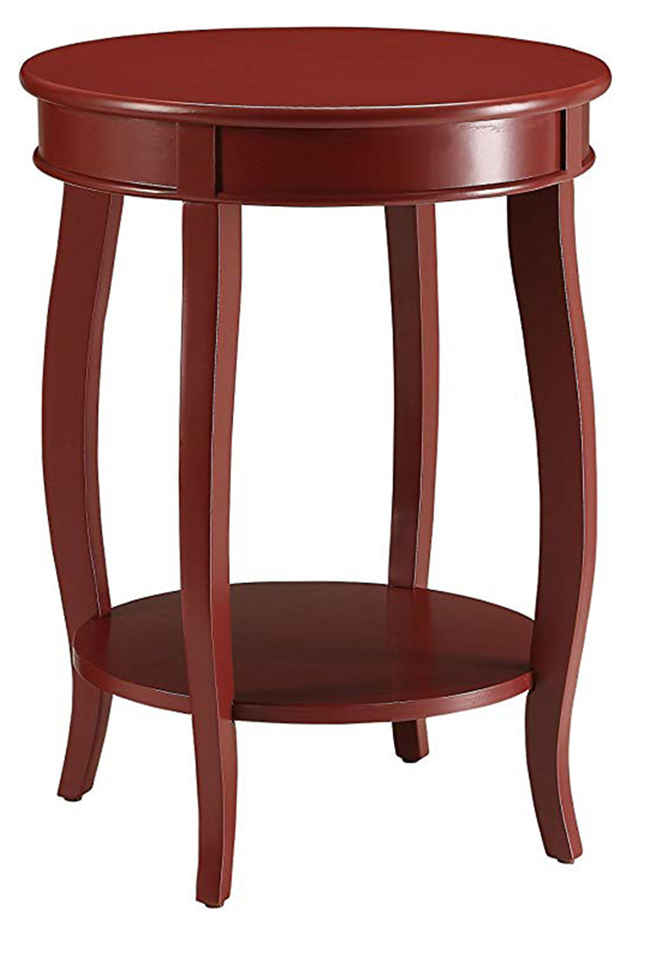 Trendy Side Table, Red - Contemporary - Side Tables And End Tables - by ...