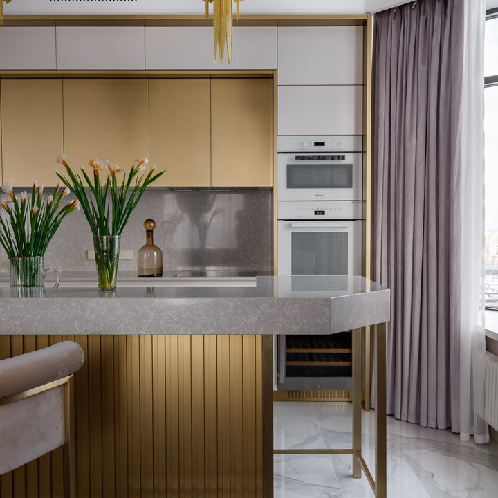 75 Kitchen with Pink Countertops Ideas You'll Love - May, 2025 | Houzz