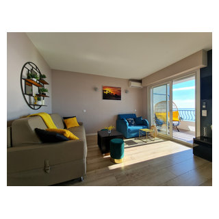 Cannes - Transformation & ameublement à Cannes - Beach Style - Living ...