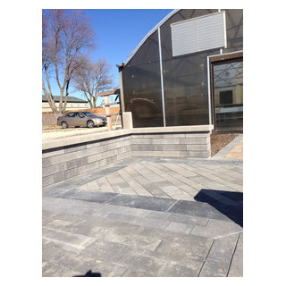 Paver Displays - Contemporary - Chicago - by Elemental Landscapes, Ltd ...