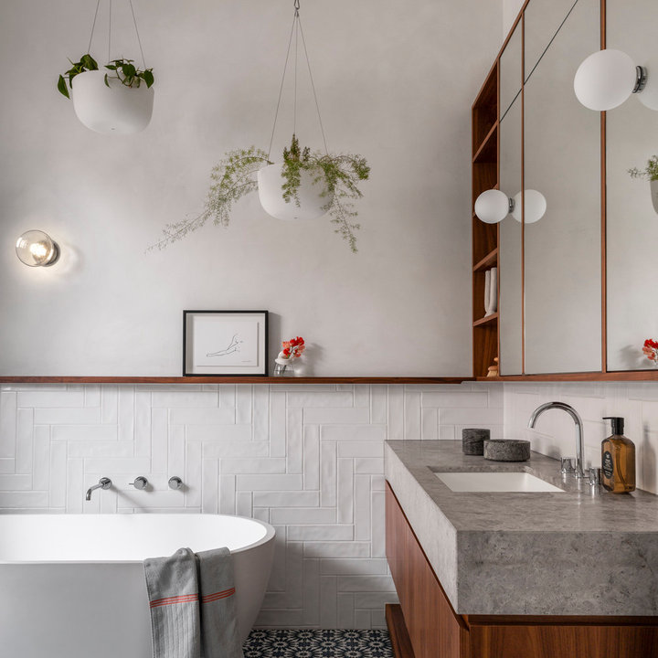 75 Beautiful Bathroom with a Floating Vanity Ideas & Designs - July ...