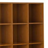 Harper Solid Hardwood Cube Storage With Drawers, Teak Brown ...