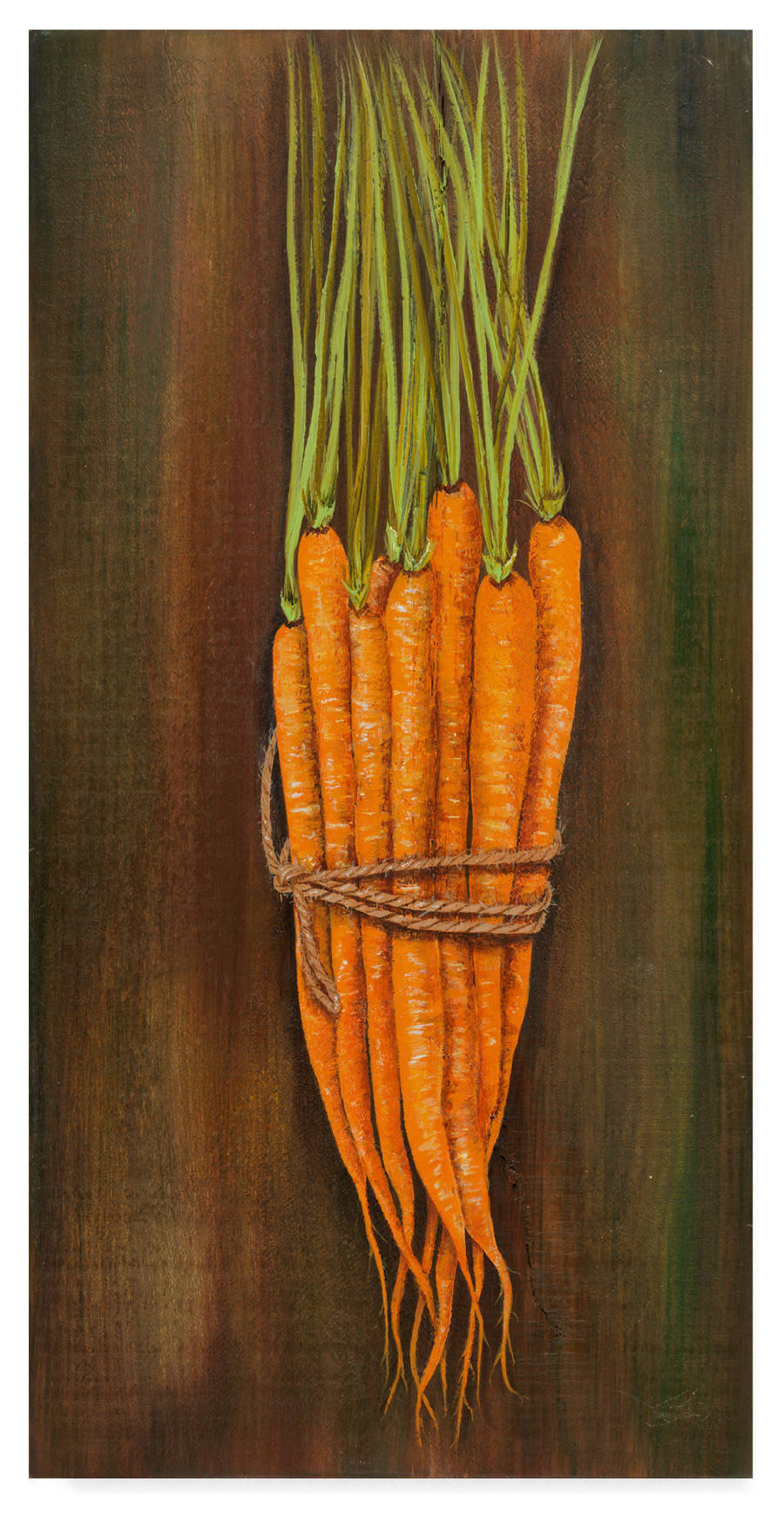 Gigi Begin 'Carrots' Canvas Art, 47"x24" - Farmhouse - Prints And ...