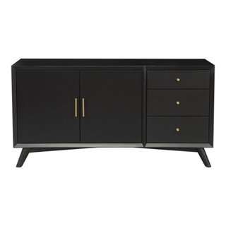 Flynn Sideboard, Black - Midcentury - Buffets And Sideboards - by ...