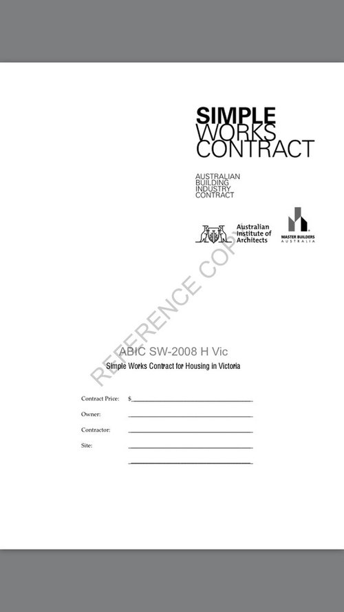 Simple Works Contract Houzz AU