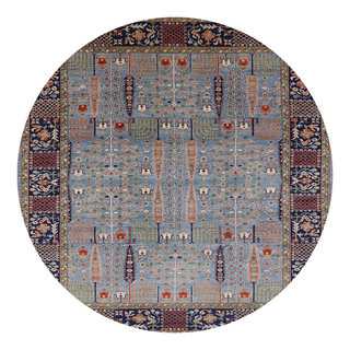 Ahgly Company Indoor Rectangle Mid-Century Modern Area Rugs, 5' x 7', 6 ...