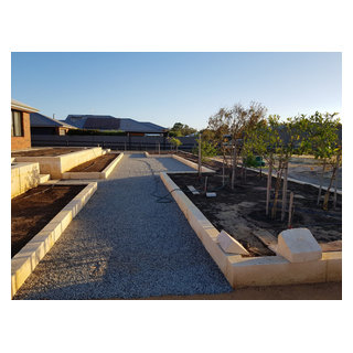 Darling Down - landscaping, raised garden beds, limestone retaining ...