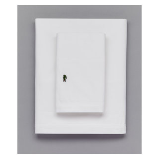 Lacoste Percale 220 Thread Count Sheet Set, Queen - Modern - Sheet And ...
