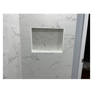 Burke - Linear Drain Bathroom - Modern - Bathroom - DC Metro - by Ready ...