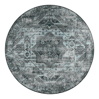 Jericho JC5 Steel 10' x 10' Round Rug - Transitional - Rugs - by PARMA ...