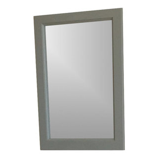 20" Oak American Shaker Mirror, 20" - Traditional - Wall Mirrors - by ...