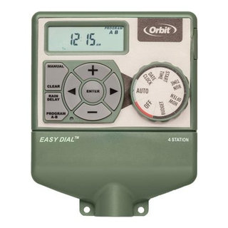 Orbit® 57594 Single Program 4-Zone Indoor Timer w/ LCD Screen & Dial ...