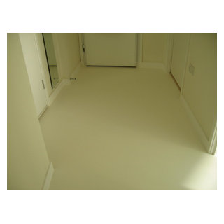 London Penthouse gets White Seamless Polyurethane Poured Resin Flooring ...