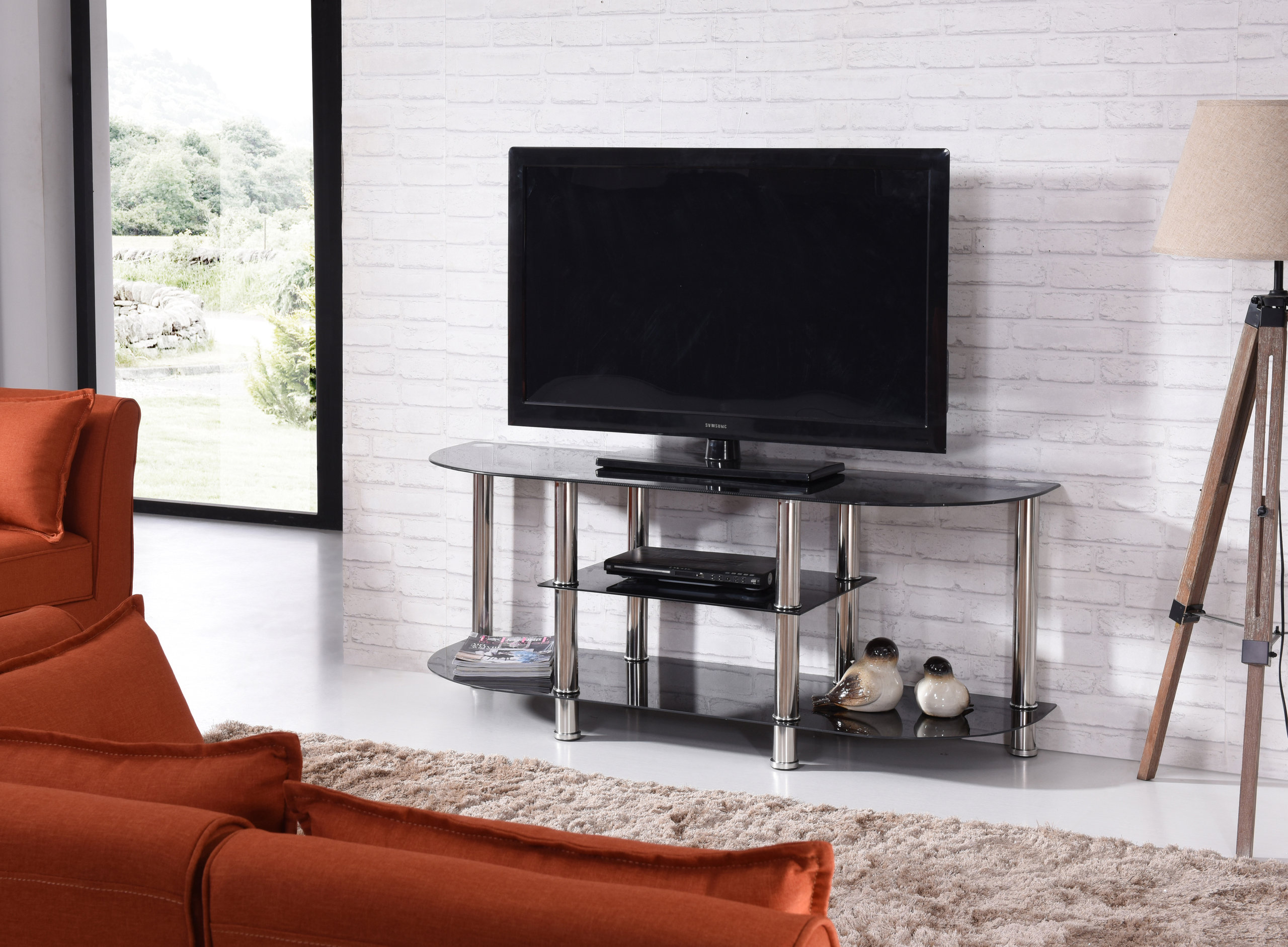 Glass TV Stand - Contemporary - Entertainment Centers And Tv Stands ...