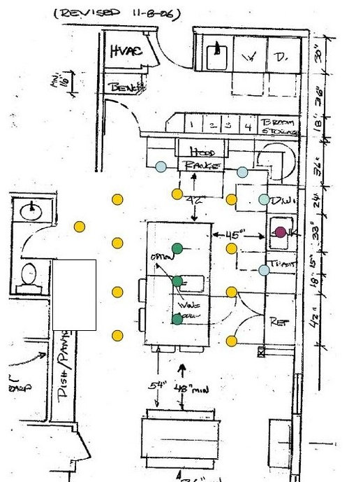 Critique my kitchen lighting plan