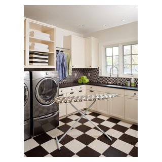 Graphic Laundry Room - Traditional - Laundry Room - Denver - by Conni ...