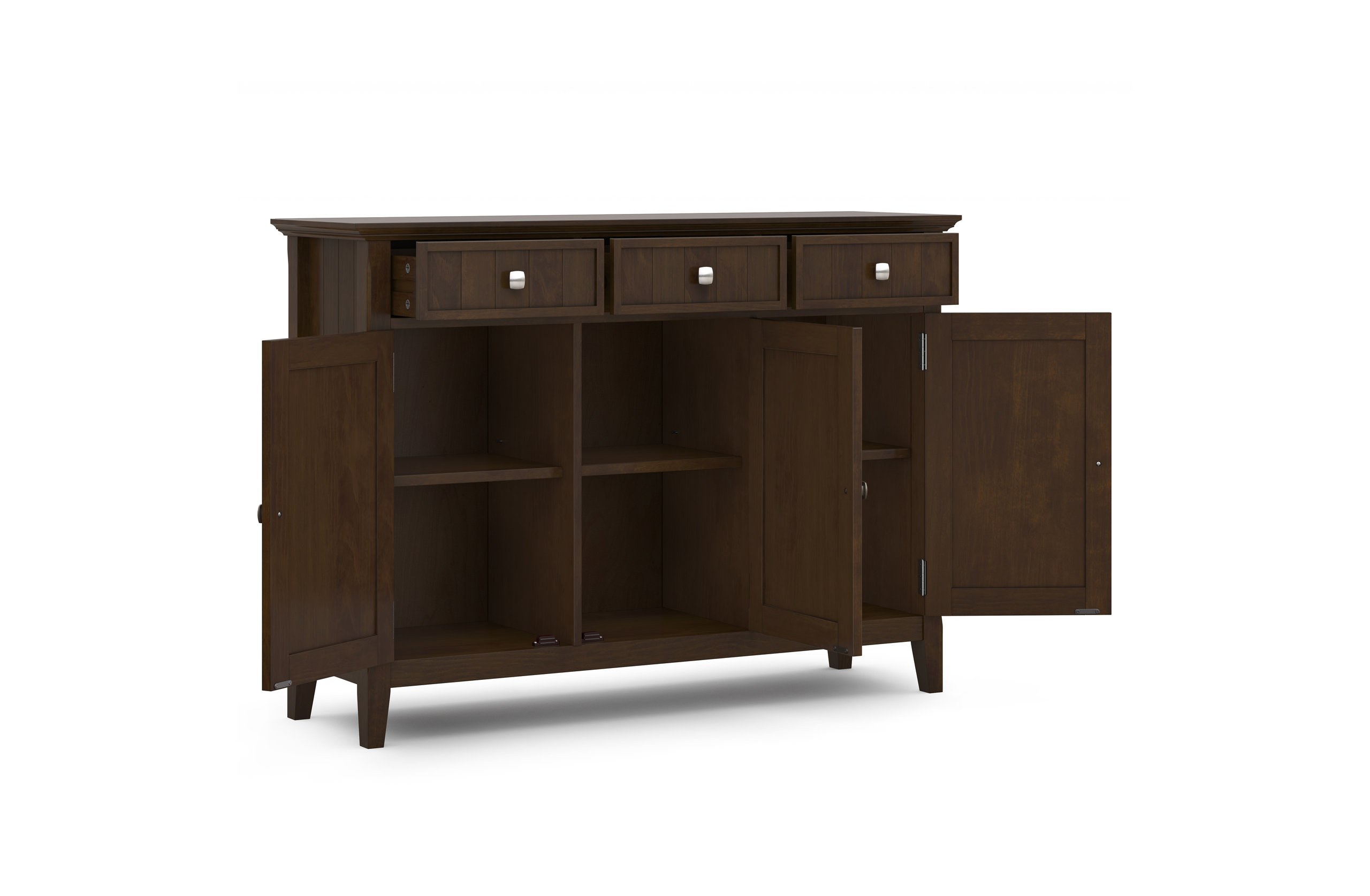 Acadian SOLID WOOD Wide Entryway Storage Cabinet - Craftsman - Storage ...