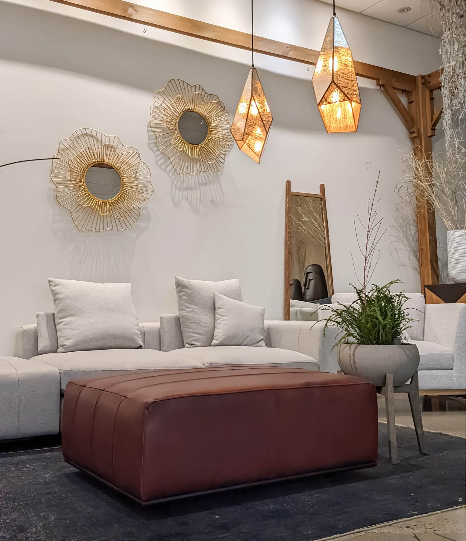 Alba Stone Light Grey Sullivan Sectional Sofa - Transitional ...