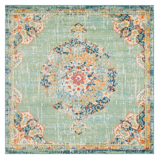 Traditional Penelope Grass Area Rug, 8' Square - Contemporary - Area ...