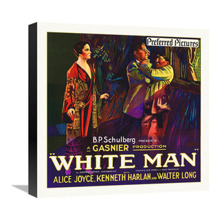"White Man, 1924" Stretched Canvas Giclee by Hollywood Photo Archive ...