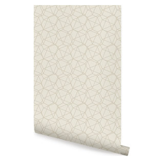 Modern Wire Mesh Peel and Stick Vinyl Wallpaper, 24"w X 108"h ...