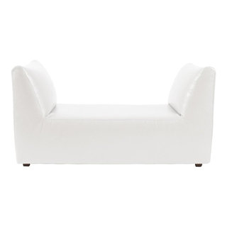 Pod Bench Avanti White - Contemporary - Upholstered Benches - by Uber ...