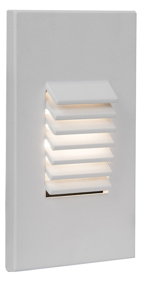 LED Low Voltage Vertical Louvered Step and Wall-Light 2700K, White ...