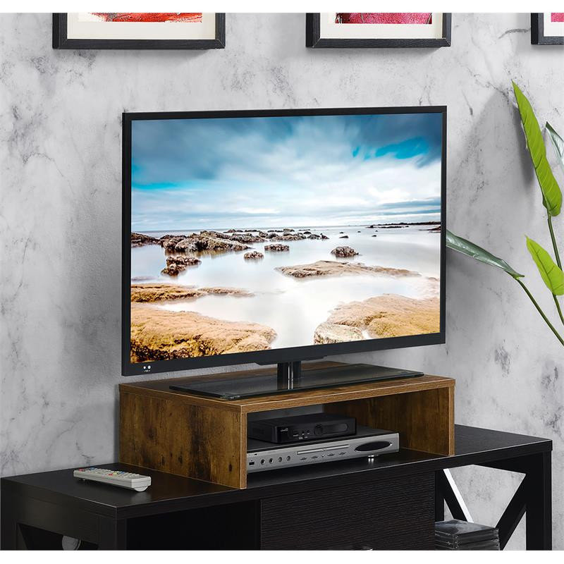 Convenience Concepts Designs2Go Small TV/Monitor Riser in Nutmeg Wood ...