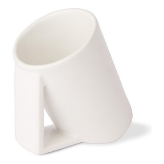 Saon Toothbrush Holder, White - Scandinavian - Toothbrush Holders - by ...