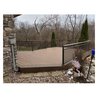 Timbertech Antigua Gold with Antique Palm - Deck - Other - by Deck ...