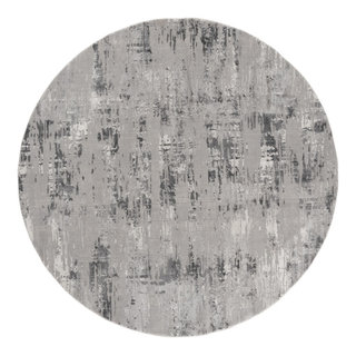 United Weavers Cascades Salish Grey Round Rug 7'10" Rd - Contemporary ...