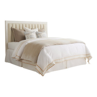 Cambria Custom Upholstered Headboard 5/0 Queen - Beach Style ...