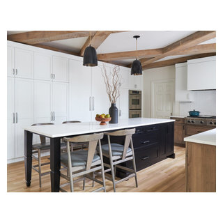 Dramatic Modern Farmhouse - Transitional - Kitchen - Chicago - by ...