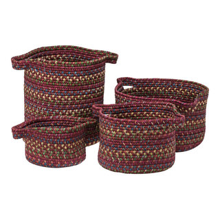 Colonial Mills Basket American Farmhouse Vintage Brick Round ...