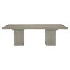 Bernhardt Linea 9-Piece Dining Set, Cerused Greige - Transitional ...