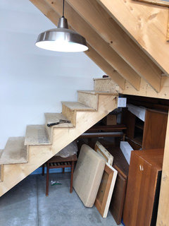 How to finish OSB construction stairs?