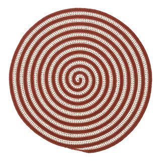 Candy Cane Rugs, Red 55”x55” - Contemporary - Outdoor Rugs - by Kolibri ...