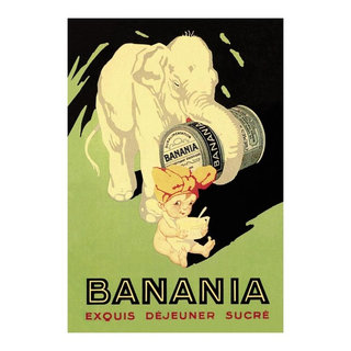 "Banania Exquis Dejeuner Sucre" Digital Paper Print by Vintage Elephant ...