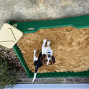 5 x 5 SandLock Sandbox with Cover + Seats - Contemporary - Sandboxes ...