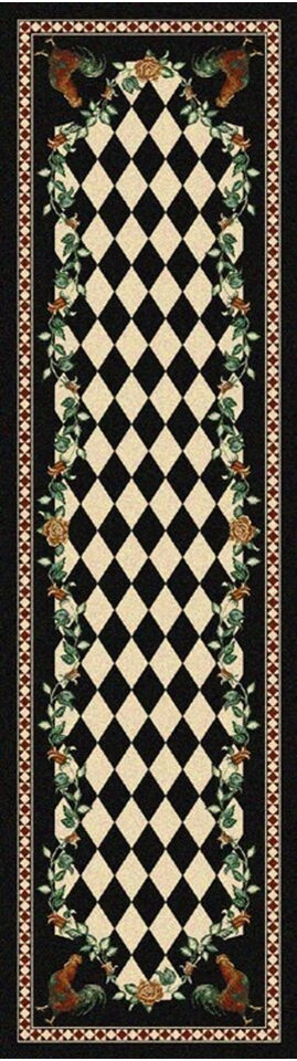 High Country Rooster Rug, 2'x8' - Traditional - Hall And Stair Runners ...