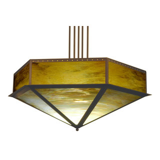 51" Hexagon Inverted Pendant - Transitional - Pendant Lighting - by ...