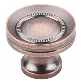 Button Face Knob - Traditional - Cabinet And Drawer Knobs - by KnobDeco ...