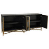 Mako Shagreen Patterned Polyurethane Small Sideboard - Contemporary ...