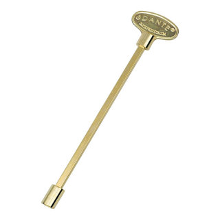 Dante 24" Universal Gas Valve Key Brass - Modern - Fireplace ...